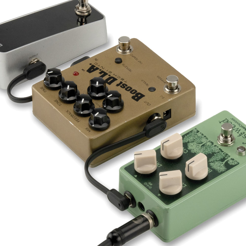 Cabo Para Pedais Com 2 Plugues Angulados 30cm Série Flat Patch Linha ...